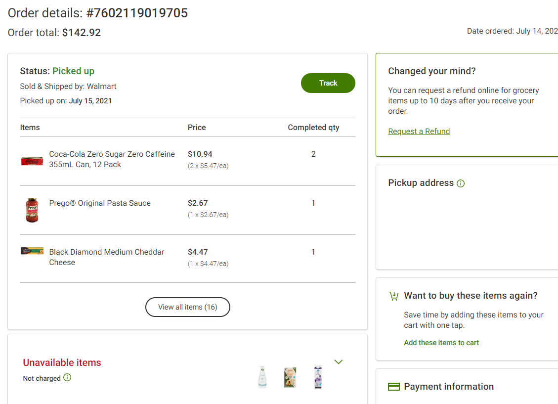 How to submit my Walmart Pickup order Checkout 51 Help Desk